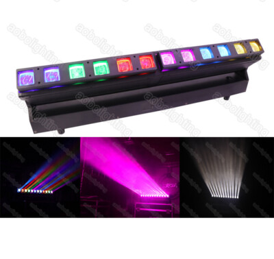 12X40W dmx matrix RGBW 4in1 pixel zoom wash led bar beam moving head ...