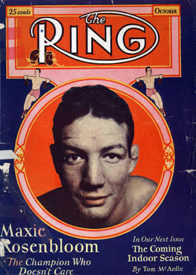 Maxie Rosenbloom Ring Boxing Magazine Cover Photo | eBay