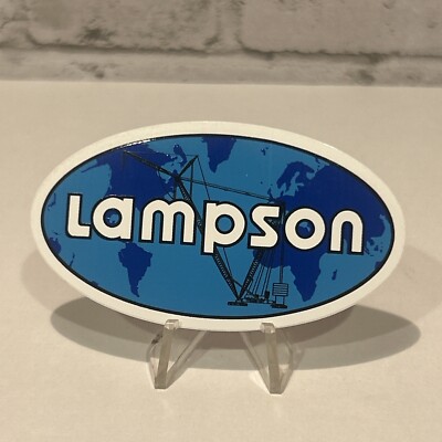 Lampson Crane Rigging Operating Engineers Hardhat Sticker Hard Hat | eBay