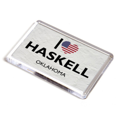 FRIDGE MAGNET - I Love Haskell, Oklahoma - USA | eBay UK