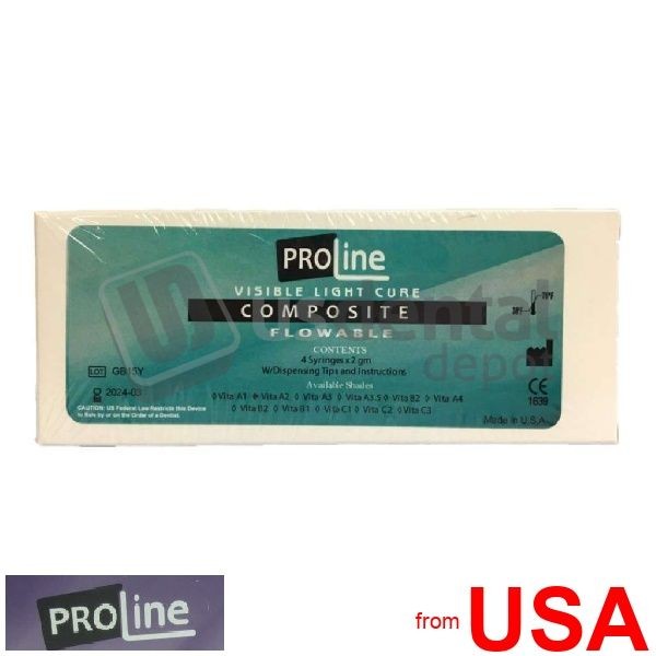 PRO-LINE - ProFlow Flowable 4 syringe Kit color A2 - 4 x 2gr Flow ...