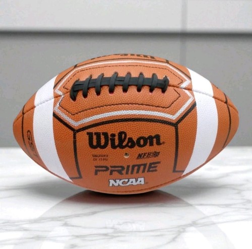 Wilson GST PRIME Leather Football Silver and Black Graphic Pattern ...