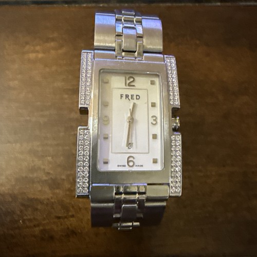 Nice Swiss FRED Paris Stainless Steel Lady's Dress Watch | eBay