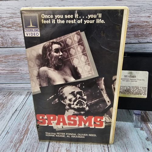 VHS: Spasms: HBO Thorn clamshell clam: rare horror Tested | eBay