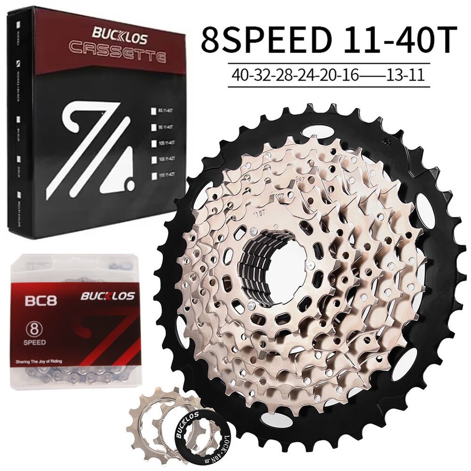 8/9/10/11/12 Speed Cassette 11-52T MTB Road E-Bike Links Chain for ...