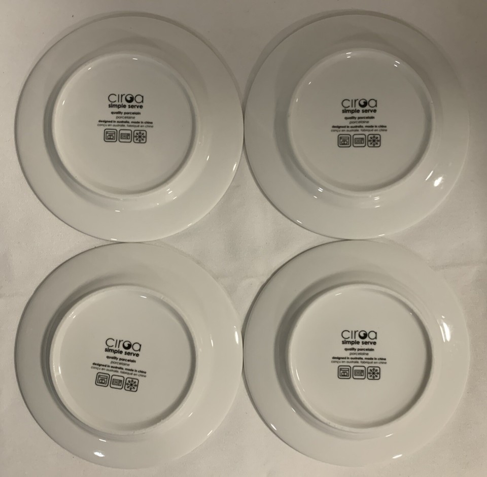 Ciroa Simple Serve Bread and Butter / Appetizer / Snack 6" Plate | eBay