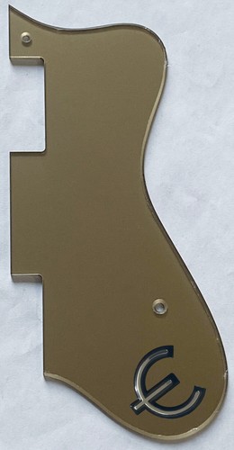 For 1-Ply Epiphone Dot Style Guitar Pickguard & E Logo,Acrylic gold | eBay