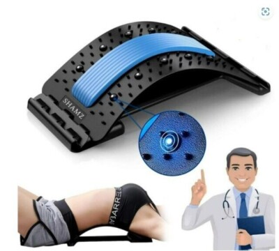 SHAMZ Back Stretcher, Back Massager for Bed & Chair, Chiropractor Back ...