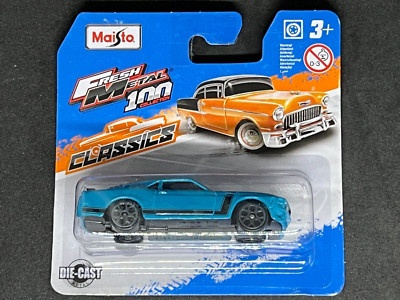Maisto FRESH METAL 100 Collection Classics Blue "70 Boss Mustang | eBay