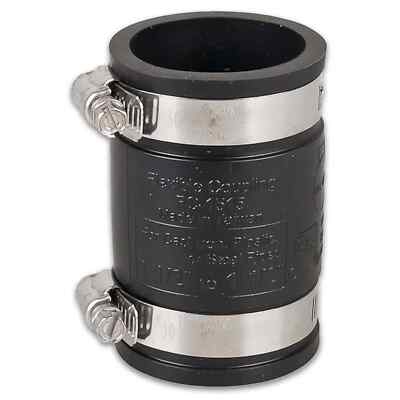 Flexible Muffe 50 mm (1½") 50-44 mm - Gummimuffe Flexmuffe Fitting ...