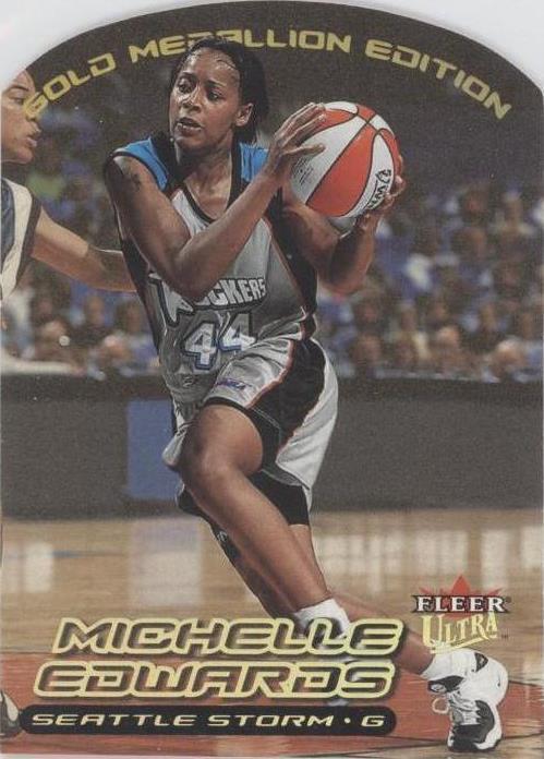 2000 Fleer Ultra WNBA - Michelle Edwards #62G Gold Medallion Edition ...
