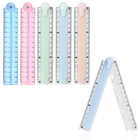 5-pack of 30cm Folding Rulers,Transparent Ruler for Geometric,for ...