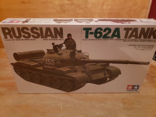 Tamiya 35108 Russian Army T-62A Tank 1/35 Scale Model Kit NEW SEALED | eBay