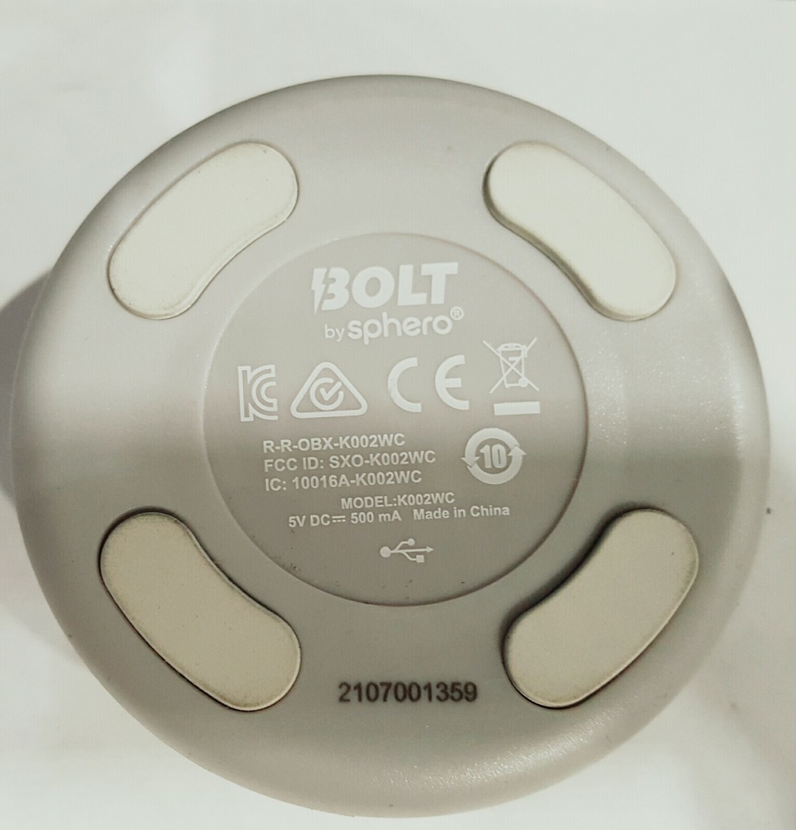 Sphero BOLT K002: App Enabled Robot Ball with Charger Sphero BOLT K002: App Enabled Robot Ball with Charger