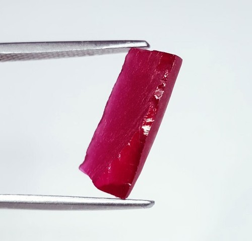 Loose Gemstone 7.77 Ct Natural Red Ruby Rough Unheated Certified Uncut ...