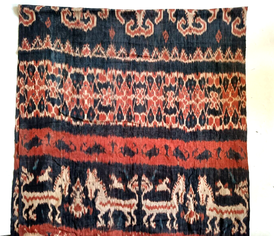 Vintage Ikat Cloth Sumba Indonesia Asian collectible Textiles | eBay