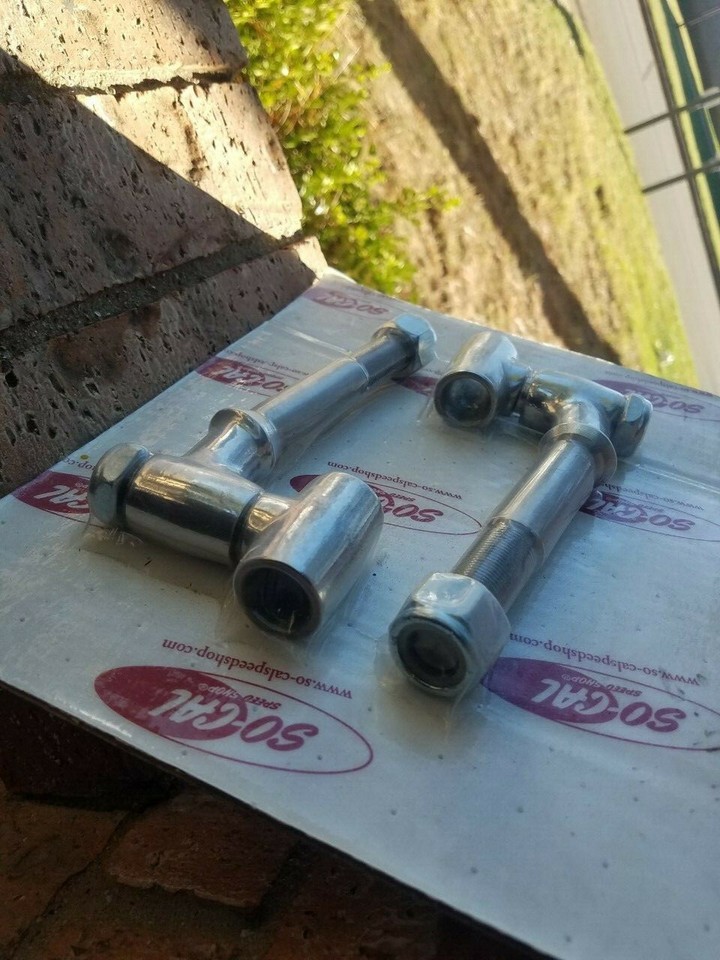 ADJUSTABLE FRONT SPRING PERCHES - POLISHED STAINLESS STEEL 1928-1932 ...