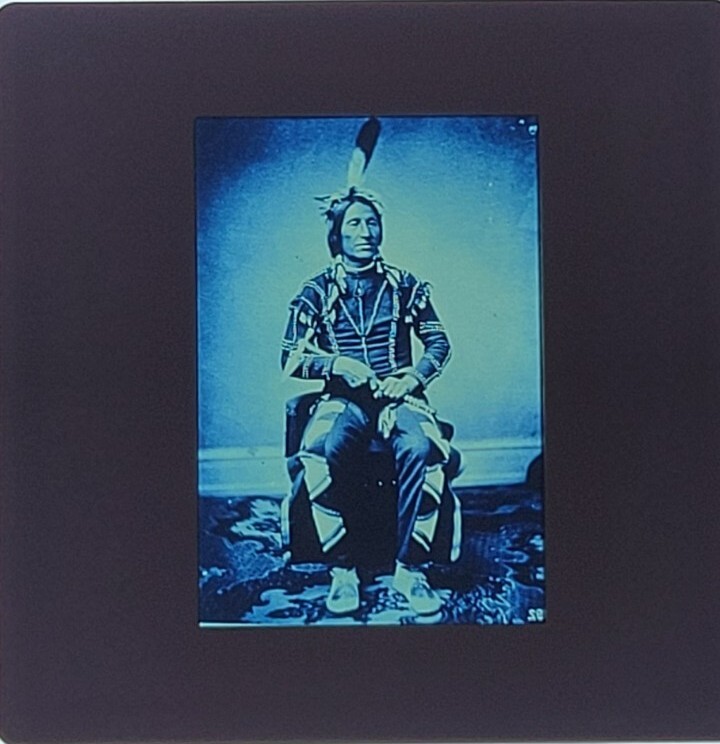 Sioux Warrior Chief Little Thunder Native American Tribe Photo Slide ...