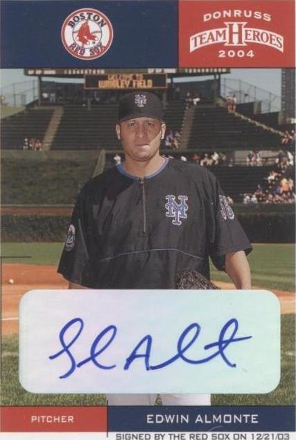 2004 Donruss Team Heroes - Edwin Almonte #411 Autographs (AU) for sale ...