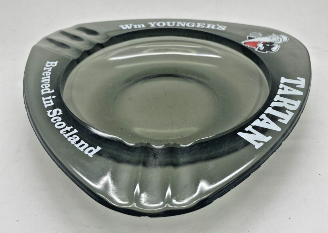 VARIOUS USED GLASS PUB ASHTRAYS - HOME BAR BITTER LAGER ALE BEER ASH ...