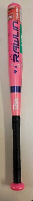 Rawlings Pink Youth T-Ball Bat, 24 inch Large sweet spot, easy to swing ...