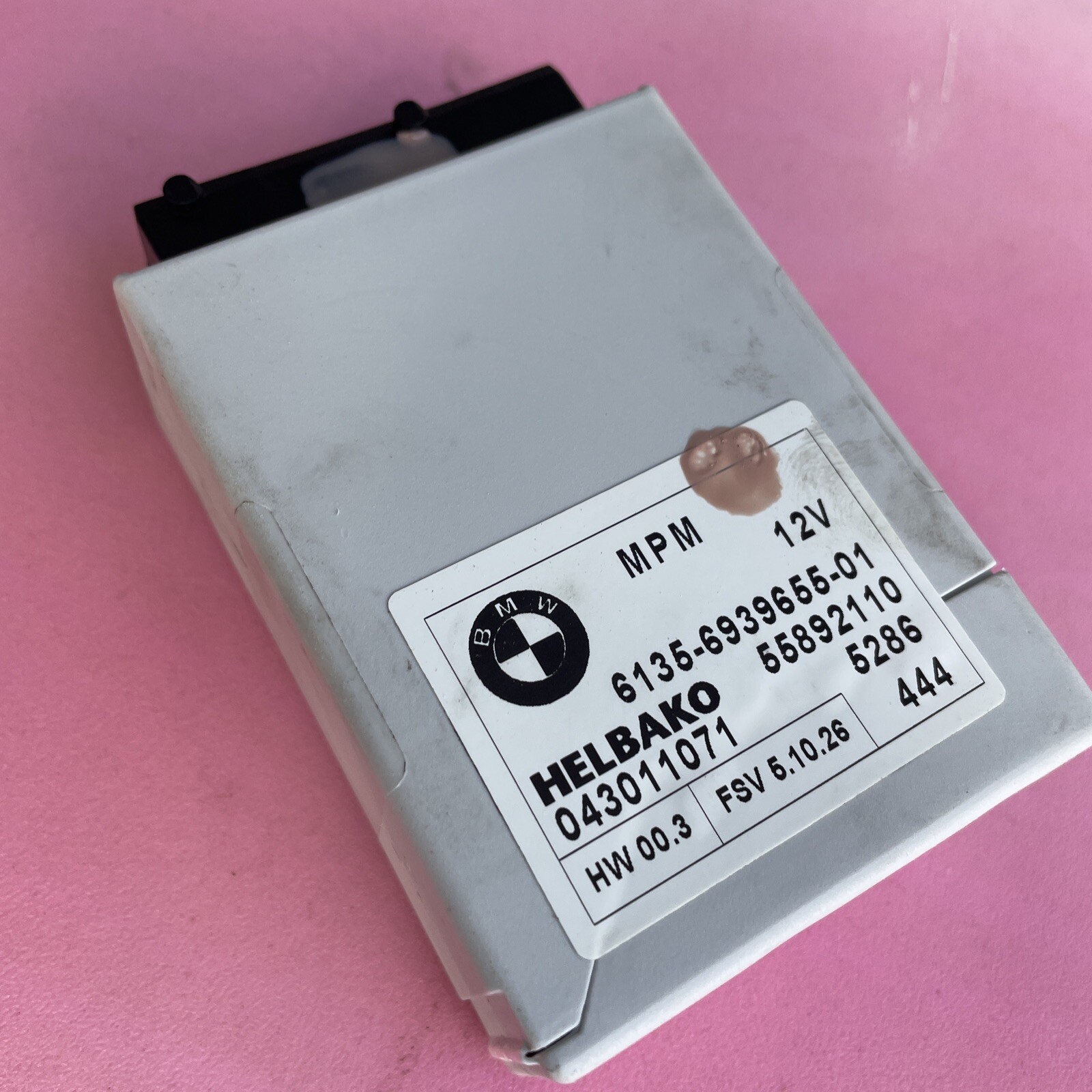 2005 BMW 645 Ci Micro Power Control Module HELBAKO OEM #55892110 | Rear ...