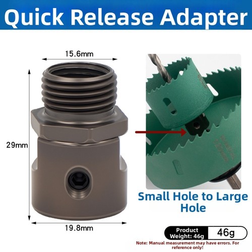 For Metal Drywall Hole Cutter with Quick Release and Secure Locking ...