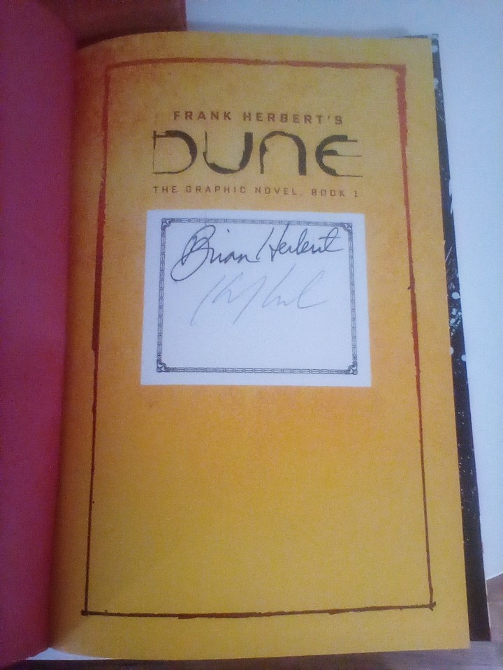 Dune graphic novel double signed | eBay