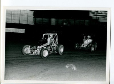 Chuck Gurney #4 CRA Sprint Car Photo 5"x7" Ascot Park | eBay