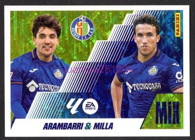 MAURO ARAMBARRI & LUIS MILLA #2 MIX GETAFE CROMO LIGA ESTE 2025-26 ...