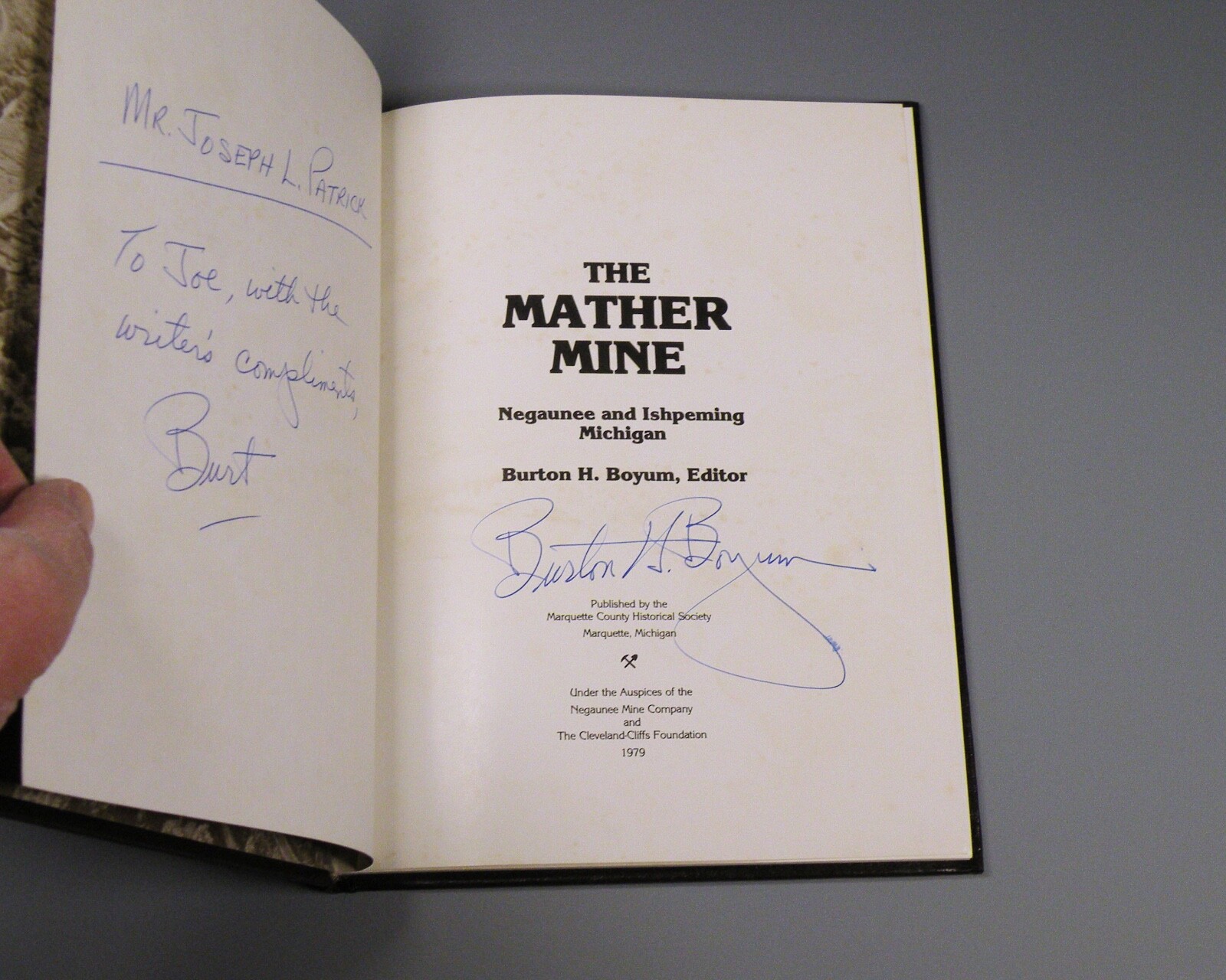 1979 book - The Mather Mine: Negaunee and Ishpeming, Michigan - iron ...