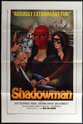 Shadowman (1975) Original Movie Poster Folded 27x41 EM8-513 | eBay