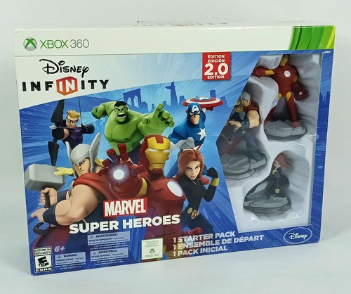 XBOX 360 Disney Infinity 2.0 Edition Marvel Super Heroes Starter Pack ...