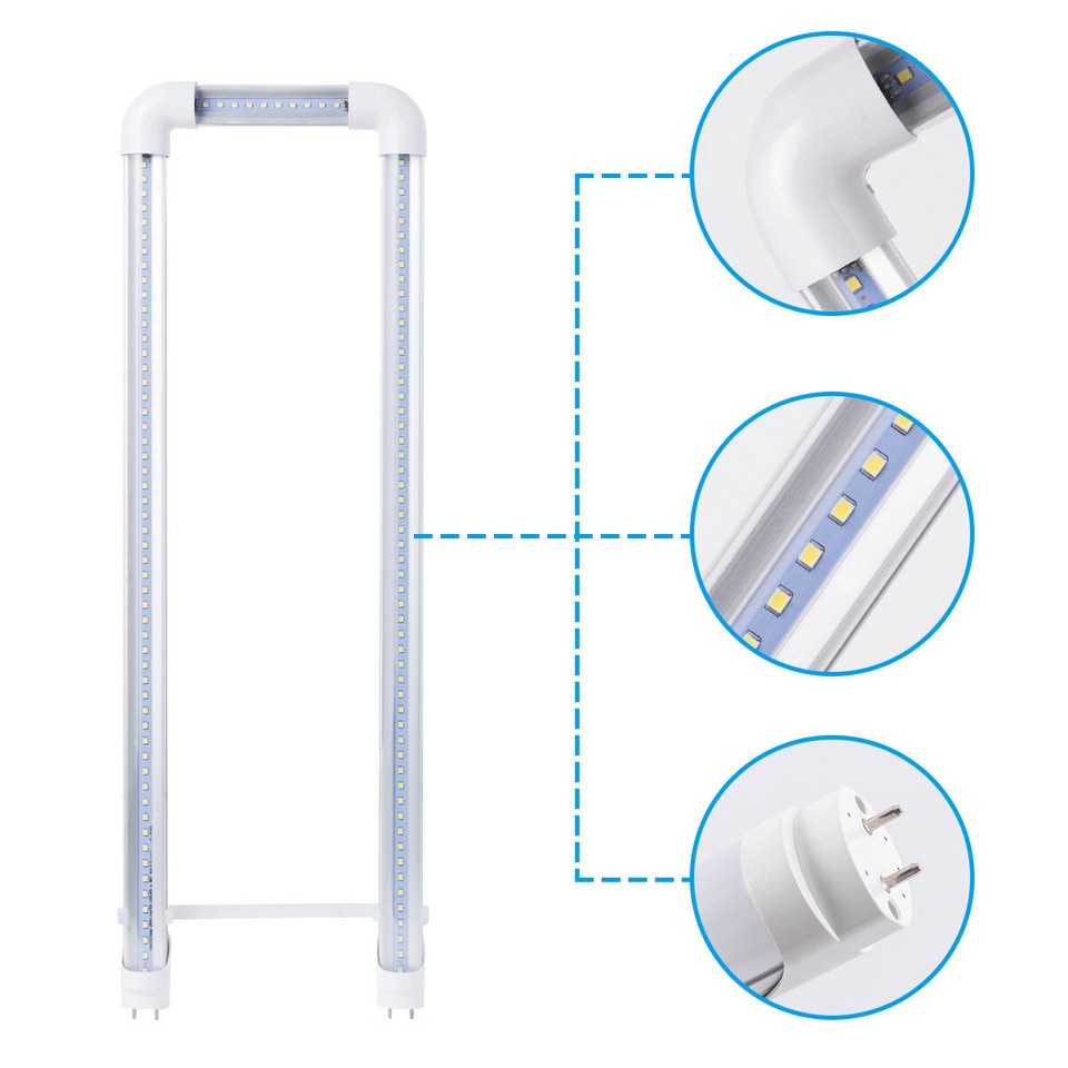 G13 U BEND 6500K U Shaped LED Tube Lights FB40 FB32 T8 T12 24W Milkly ...