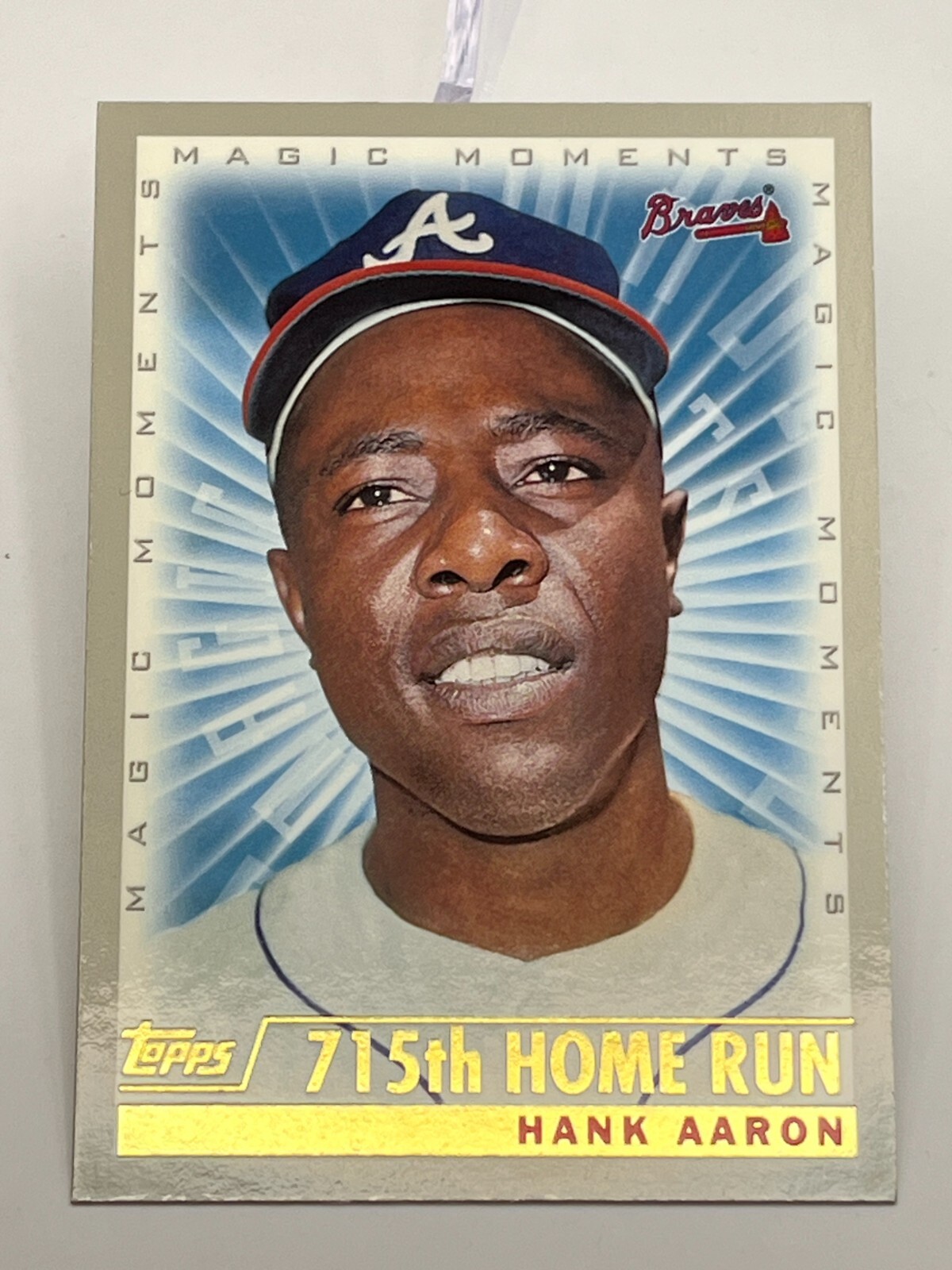 2000 Topps Magic Moments Card #237 Hank Aaron Atlanta Braves 715th Home Run | eBay