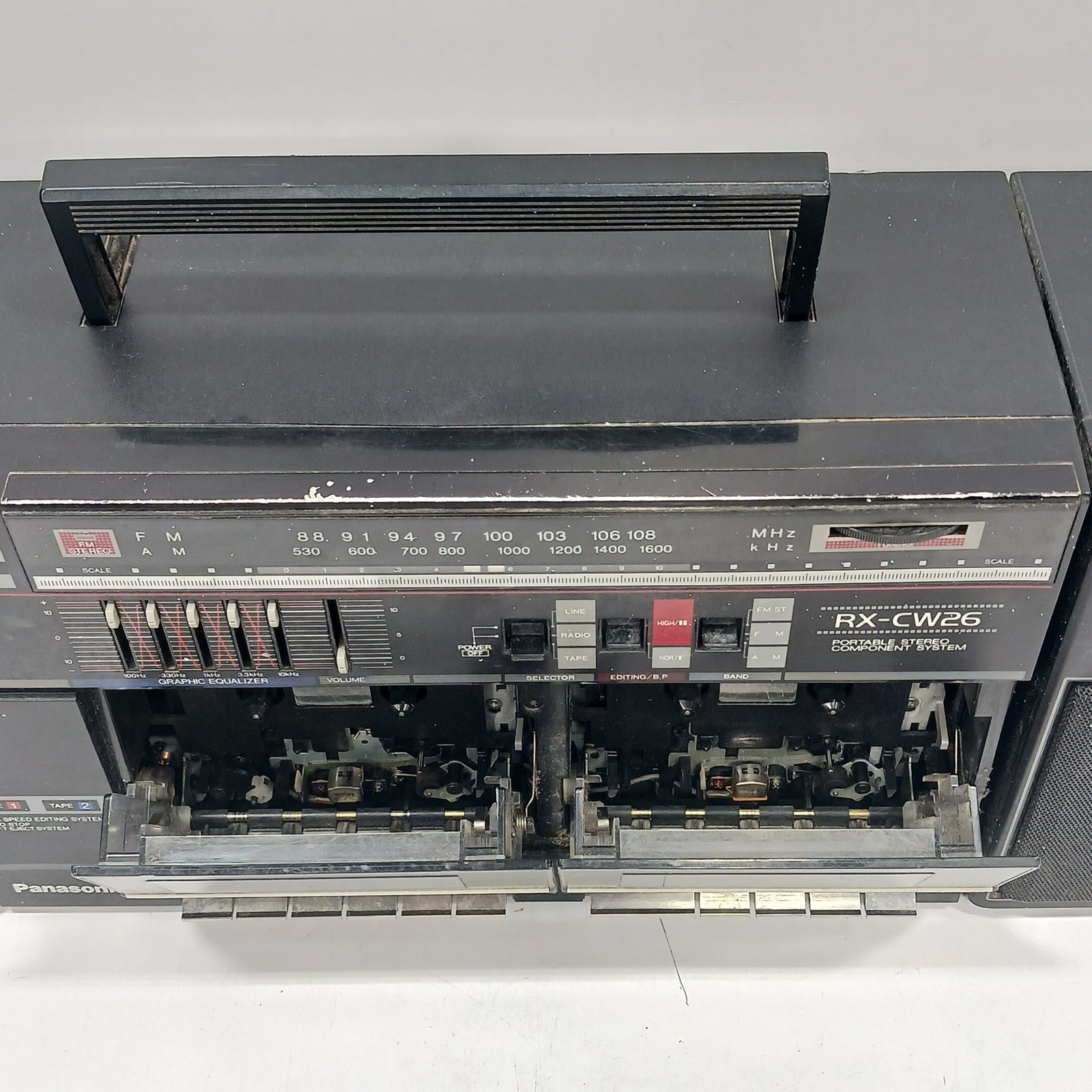 Panasonic Portable Stereo/Radio/Cassette Component System Boombox RX ...