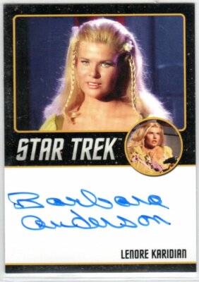 WOMEN OF STAR TREK ART & IMAGES BARBARA ANDERSON LENORE KARIDIAN BB ...