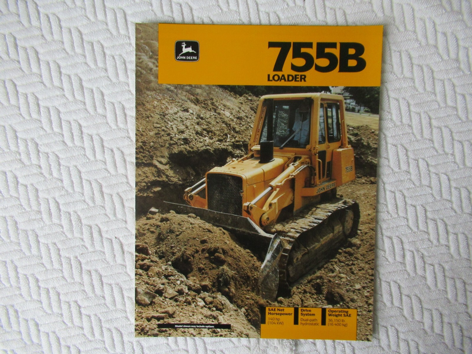 1992 John Deere 755B loader brochure | eBay