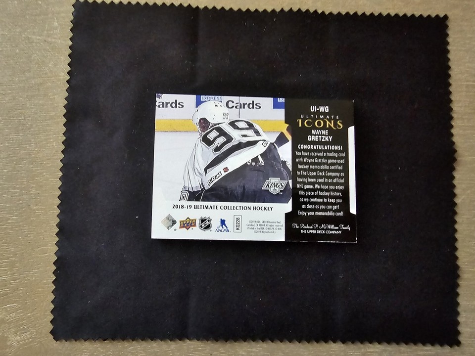2018-19 Upper Deck Ultimate Collection - Ultimate Icons Wayne Gretzky ...