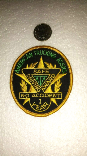 American Trucking Assns. 1 Year Safe Driving Award No Accident Patch | eBay