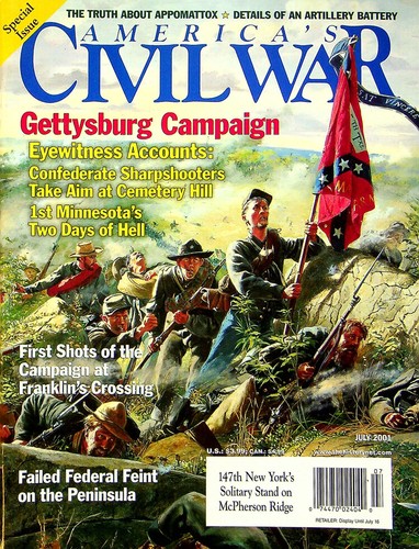 America's Civil War Magazine July 2001 Vol 14 No 3 First Shot Franklins ...