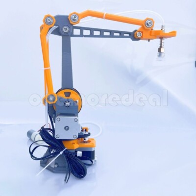 3D Printed Robot Arm Kit Mechanical Arm+Stepper Motors Air Pump+Belt ...