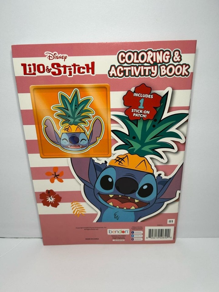 Bendon 2020 Disney Lilo & Stitch Coloring & Activity Book New | eBay UK