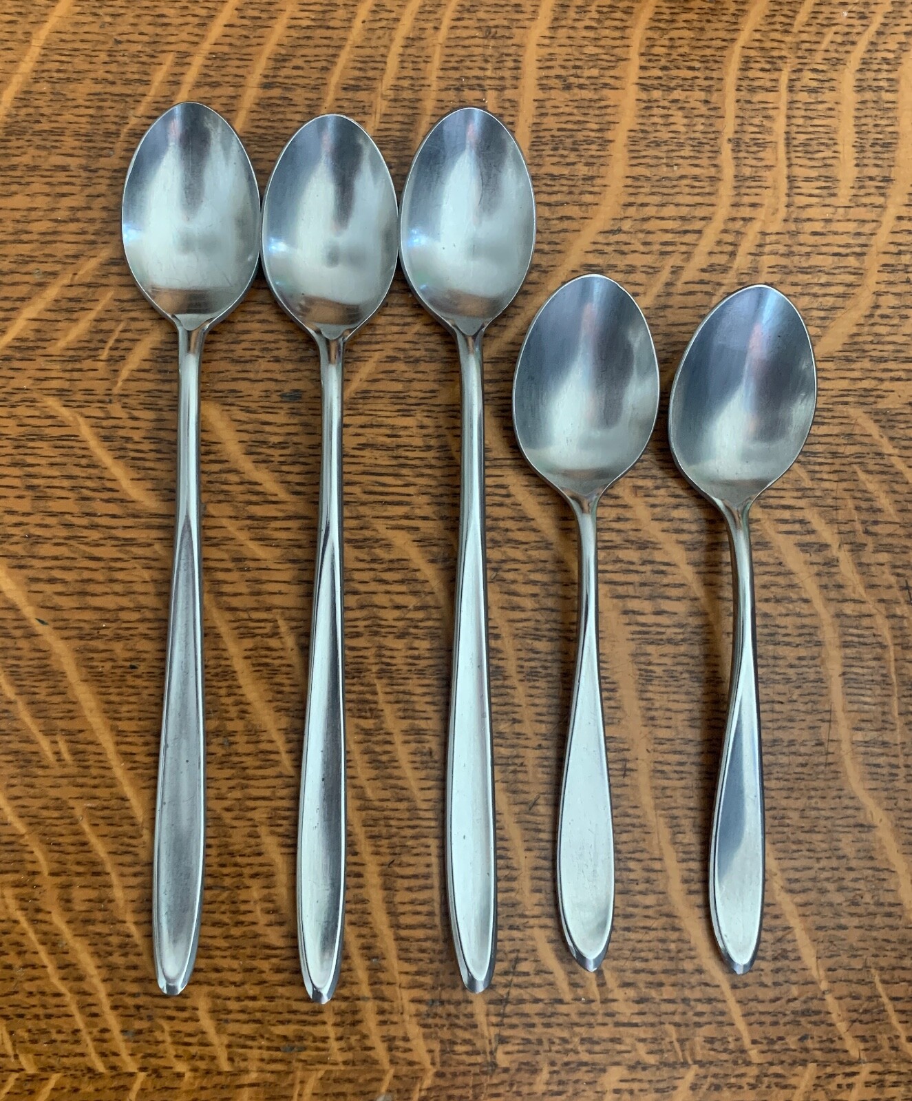 5 Towle SCC Mark Vll / Exeter pattern Mid Century Modern Teapoons Ice ...