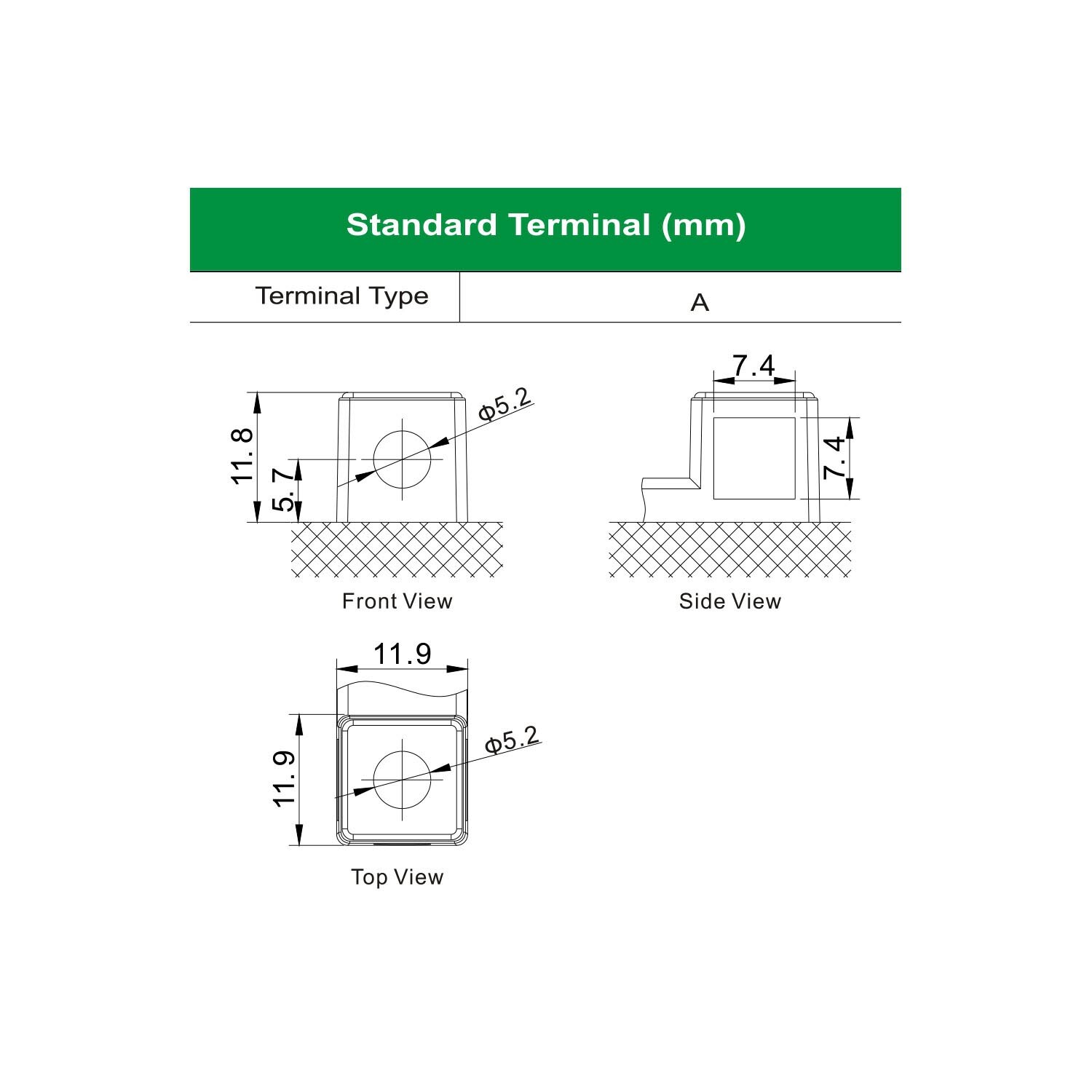 GEL Motorradbatterie 12V 5Ah Rollerbatterie YTX5L-BS CTX5L-BS 50412 ...