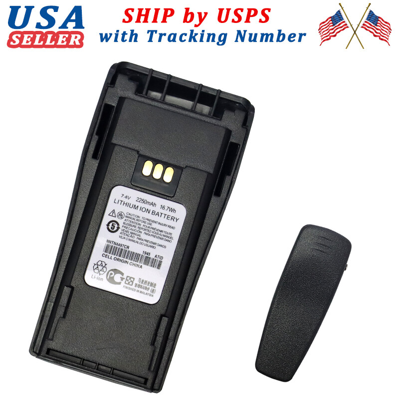 Li-ion Battery NNTN4497 For Motorola CP200D DEP450 PR400 CP200 NNTN4496 ...