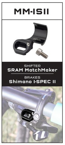 Wolf Tooth ShiftMount SRAM Matchmaker Shifter to I-Spec-II Brake ...