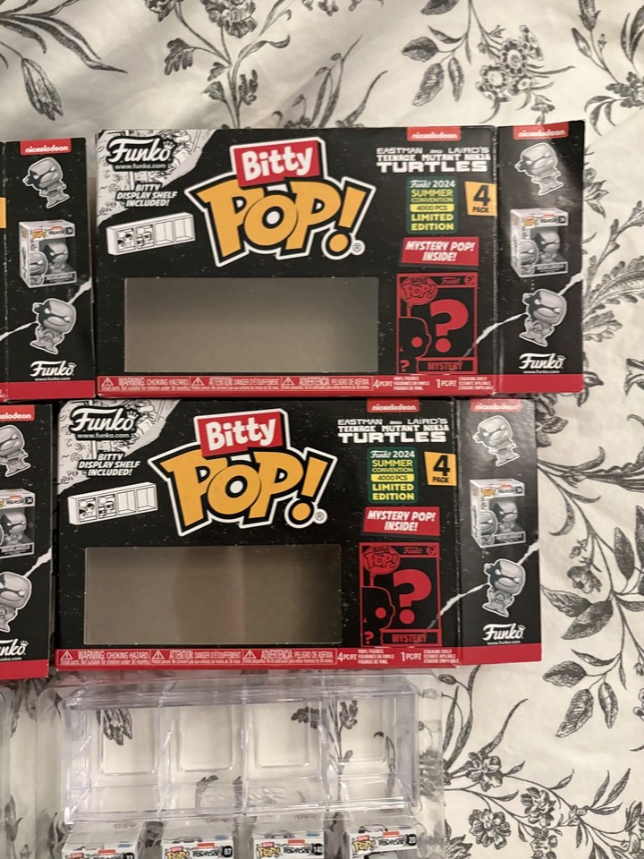 Funko Bitty Pop TMNT Teenage Mutant Ninja Turtles Art Deco SDCC ...