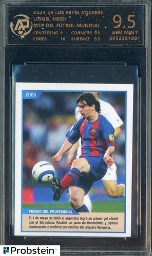 2024 3R Los Reyes Stickers Del Futbol Mundial Soccer #M5 Lionel Messi ...