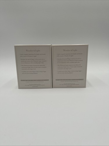 HALLMARK Wonder & Light ~ WHIMSICAL ANGEL 2011 Twinkle Light Effect Lot ...